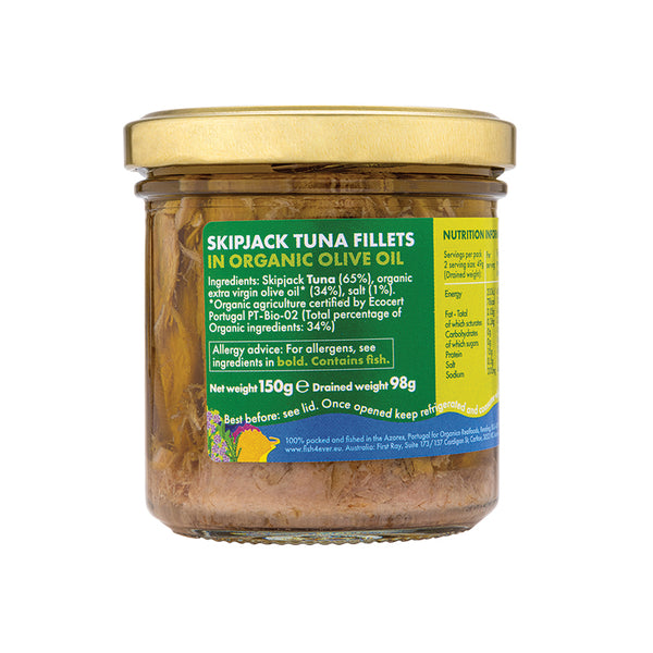 Skipjack Tuna Fillets in Oil – Organico Realfoods