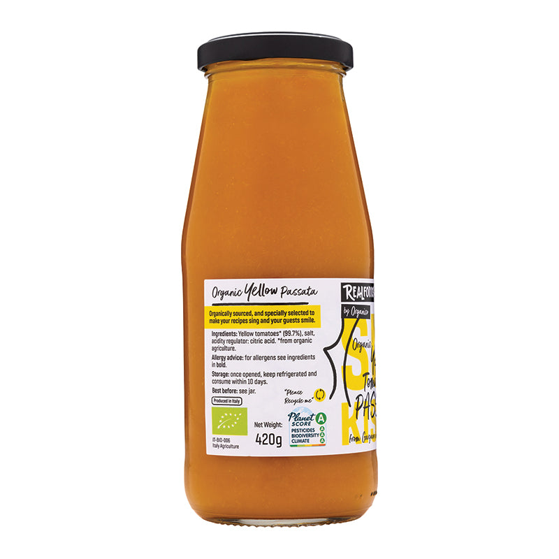 Organic Yellow Passata – Organico Realfoods