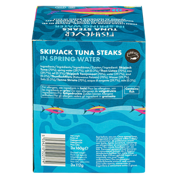 Skipjack Tuna Steaks 3pk - Organico Realfoods